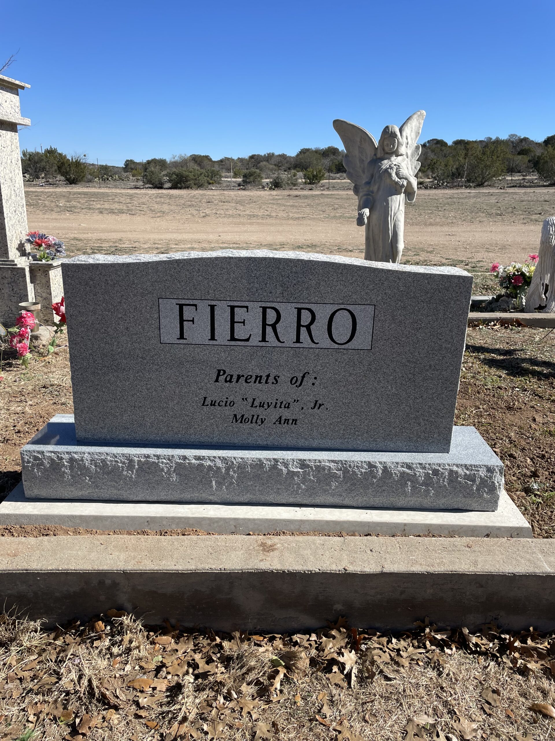 Companion Upright Monuments Texas Lonestar Monuments