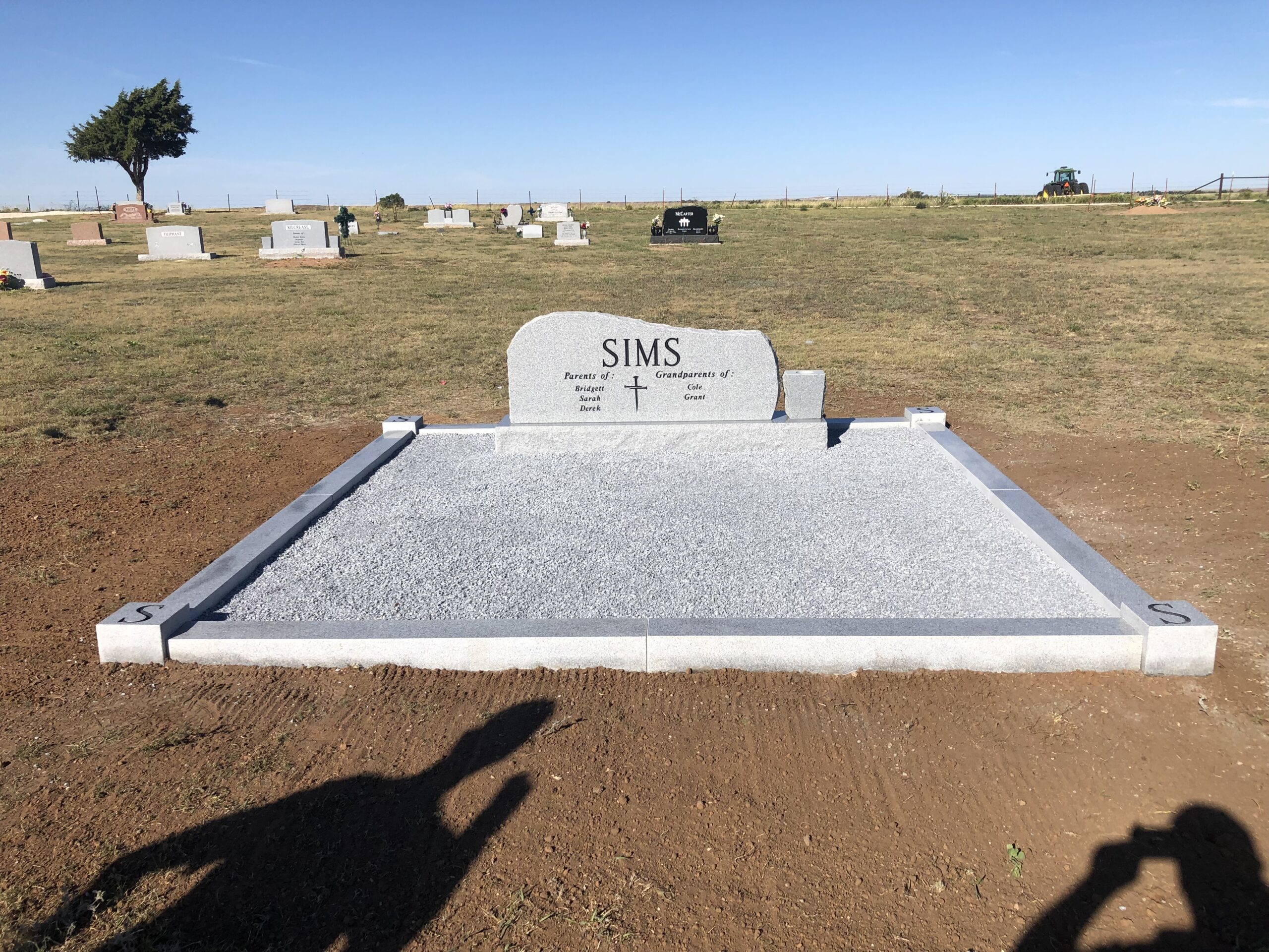 Ledgers & Coping Walls Texas Lonestar Monuments